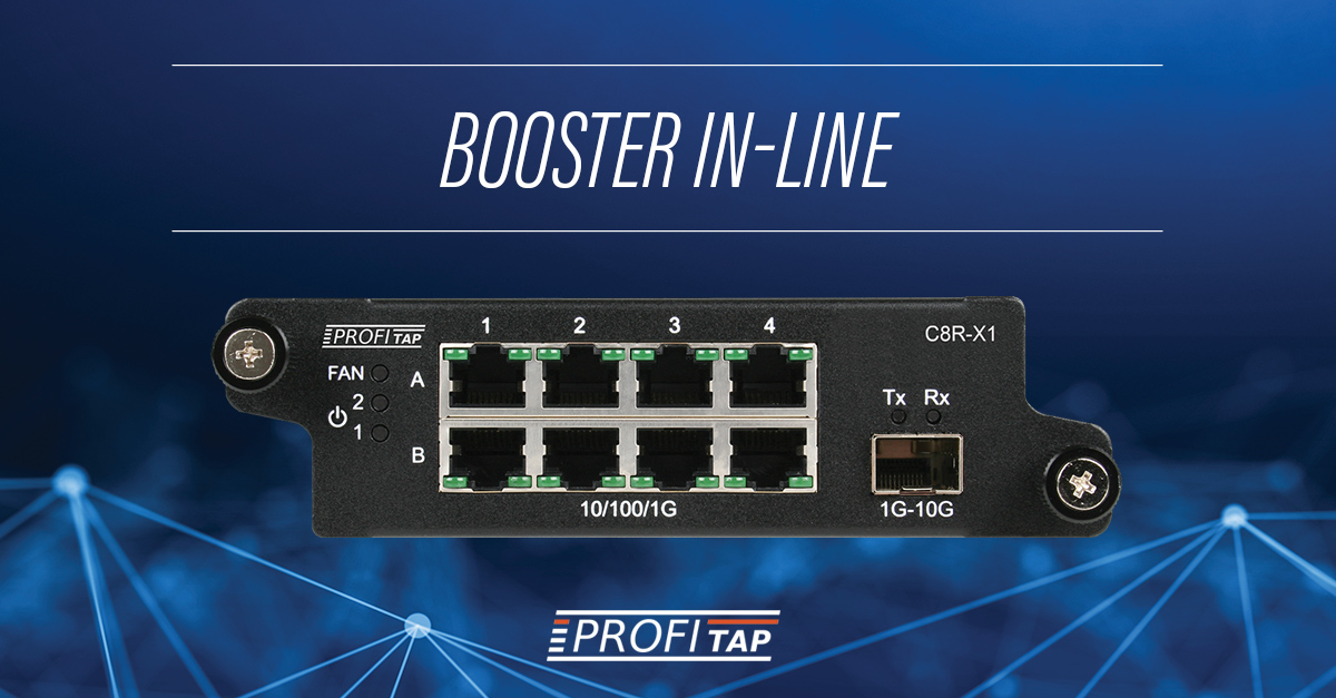 Booster In-Line | Gigabit Copper Aggregation TAP | Profitap
