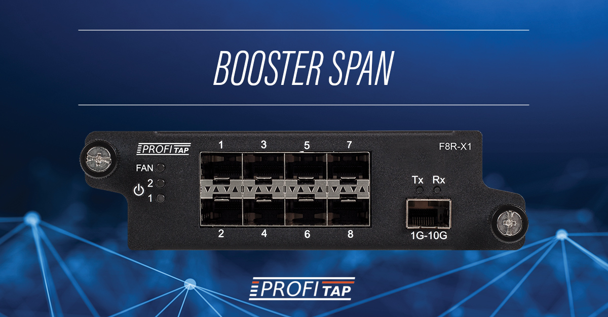 Booster SPAN | Gigabit Aggregation TAP | Profitap